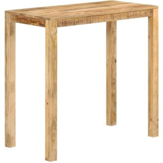 vidaXL Bartisch 112x55x108 cm Massivholz Mango Vidaxl