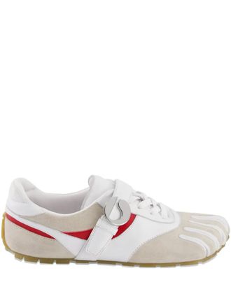 Coperni baskets 5T &agrave; finitions m&eacute;talliques - Blanc