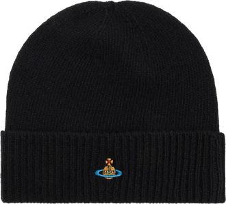 Vivienne Westwood Beanie aus Kaschmir - Schwarz