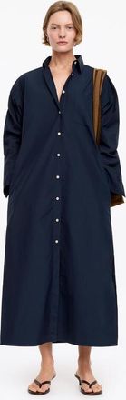 Arket Hemdkleid Aus Baumwolle -Blau