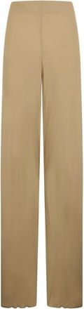 Alberta Ferretti Femme, Pantalons, Beige, Taille: 40 FR Pantalons