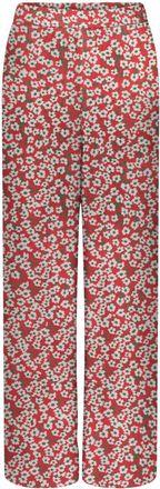 Jacqueline de Yong JdY Damen Jdystar Sezen Life Mw Wide Pant WVN Dia, Mars Red, 44W / 32L EU