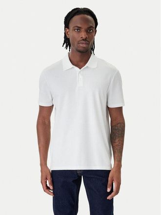 Calvin Klein Poloshirt Birdseye LV04LF208G Wei&szlig; Regular Fit