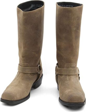 Golden Goose Suede Harness Boot - Beige