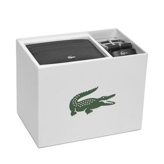 Lacoste Kartenetui und G&uuml;rtel Set Lacoste RC4092 Schwarz