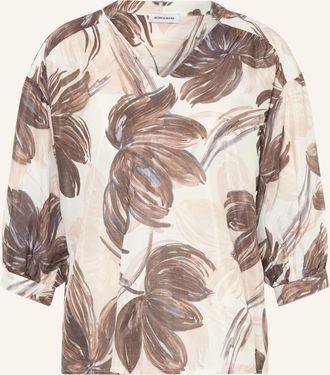 More & More More & More Blusenshirt Mit 3/4-Arm braun