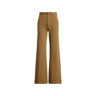 Polo Ralph Lauren Pantalon bootcut en coton m&eacute;lang&eacute;