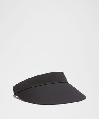 lululemon Visor aus Baumwoll-Twill mit abnehmbarem Schweißband - Größe M/L in Black