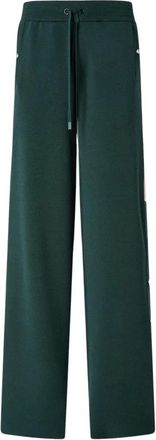 Pinko Pinko, Femme, Pantalons, Vert, Taille: 42 FR Pantalon de surv&ecirc;tement &agrave; effet piqu&eacute;