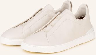 Ermenegildo Zegna Zegna Slip-On-Sneaker Triple Stitch weiss