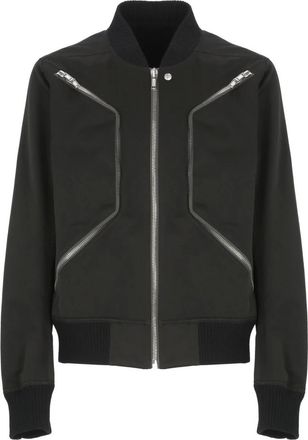 Rick Owens Homme, Vestes, Noir, Taille: 2XL Heizer Flight Jacket