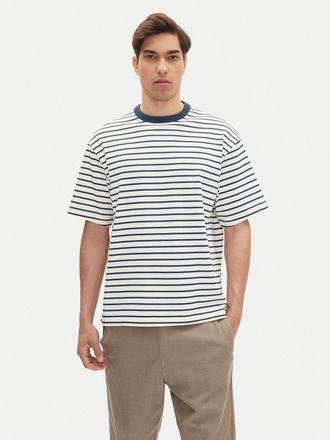 Mustang Jeans Mustang T-Shirt Allentown 1016286 Weiß Oversize