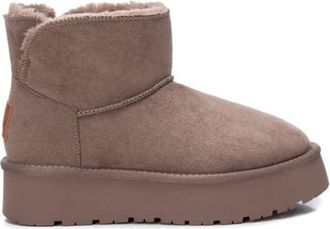 Xti Bottines Femme Taupe - Chaussures confortables et polyvalentes - Mode d&eacute;contract&eacute;e - Mod&egrave;le 14219710 (Taille38)