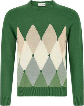 Ballantyne Pull Col Rond - Vert