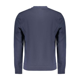 Calvin Klein Logo-Embroidered Cotton Sweatshirt - Blue