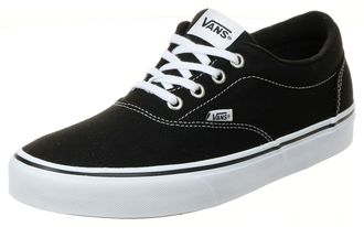Vans Damen Doheny Sneaker, Schwarz ((Canvas) Black/White 187), 34.5 EU