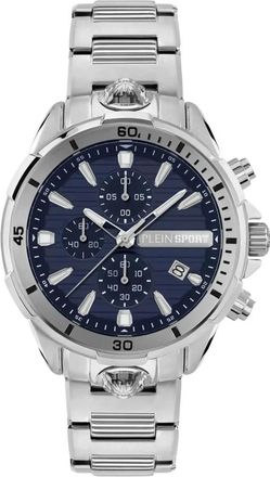 Plein Sport Homme, Accessoires, Gris, Taille: ONE Size Montre Chronographe