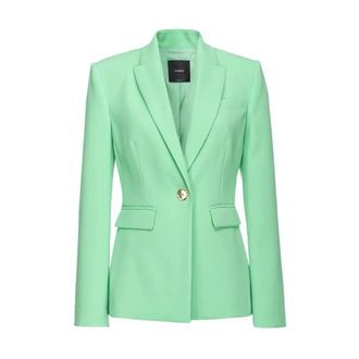 Pinko Pinko, Femme, Vestes, Vert, Taille: 44 FR Blazer Multicolore pour Femmes