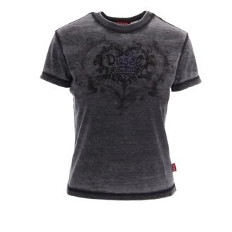 Diesel T-Ila-Aa1 T-Shirt - - Tops - Damen - Grau - XS