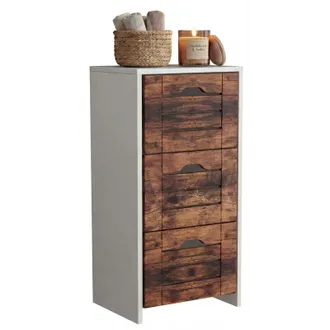 VCM Badschrank Midischrank Flonali 76x38x28