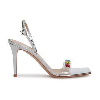 Gianvito Rossi Sandali con cristalli 105mm - - Shoes - Damen - Grau - 39 EU