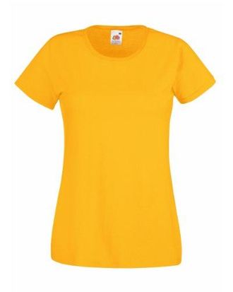 Fruit Of The Loom T-shirt pour femme - jaune - XXL