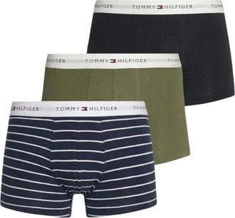 Tommy Hilfiger Homme, Sous-v&ecirc;tements, Multicolore, Taille: S 3P Trunk Print