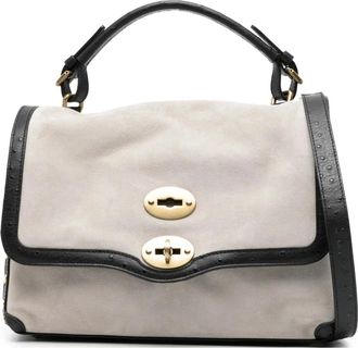 Zanellato Femme, Sacs, Gris, Taille: ONE Size Postina Zashmere Cactus Small Tote Bag