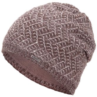 Faera Winterm&uuml;tze M&uuml;tze Damen Pailletten warm gef&uuml;ttert Winterm&uuml;tze M&auml;dchen Frauen Fleecefutter Winter Strickm&uuml;tze Beanie, Farbe:Braun
