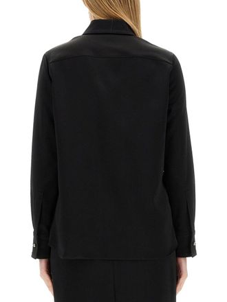 Lanvin Crepe Shirt - Black