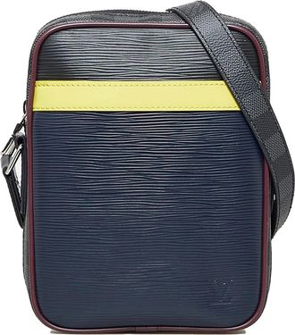 Louis Vuitton Hobo Bags - Epi Damier Graphite Danube Slim - Gr. unisize - in Schwarz - für Damen