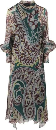 Etro Femme, Robes, Multicolore, Taille: 40 FR Maxi Dress