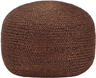 vidaXL Pouf fait à la main Marron 40 x 45 cm Jute vidaXL