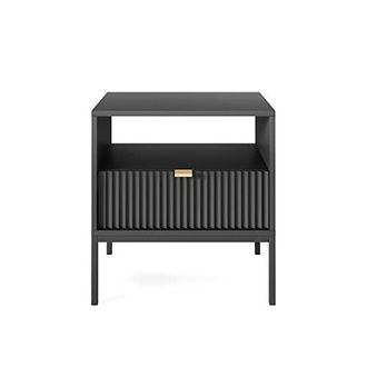 Selsey VELLORE Nachttisch (schwarz)