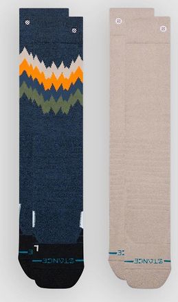 Stance Thompson Mid Poly 2 Pack Kids Socken navyheather