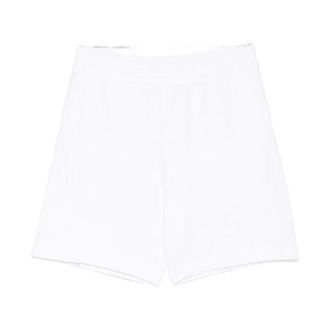 Givenchy Logo Cotton Shorts - - Shorts - Herren - Wei&szlig; - S