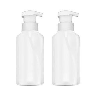 FOMIYES 2 St&uuml;ck Leere Reise Schaumflaschen 180ml aus Kunststoff Kompakte Pumpenspender f&uuml;r Handseife Shampoo Duschgel Nachf&uuml;llbare Schaumspender f&uuml;r Bad und U