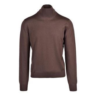 Gran Sasso Ciclista Rollkragenpullover - - Knitwear - Herren - Braun - M