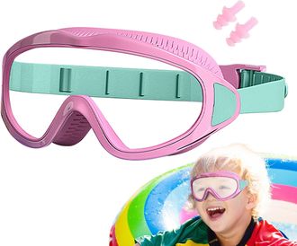 Generico Schwimmbrille f&uuml;r Kinder, Taucherbrille mit Ohrst&ouml;pseln | UV-Schutz Anti-Fog und wasserdichte Wasserbrille f&uuml;r Kinder von 2-16 Jahren