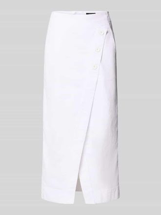 Marc Cain Straight Fit Midirock in Denim-Optik