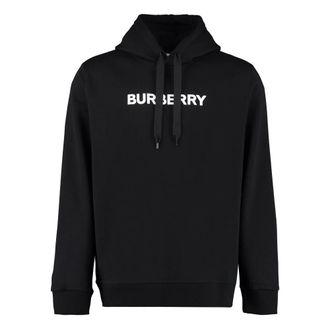 Burberry Baumwoll-Hoodie mit gerippten Details - - Sweatshirts & Hoodies - Herren - Schwarzk - M