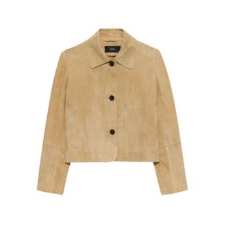 Arma Femme, Vestes, Brun, Taille: 42 FR Emy Suede Jacket