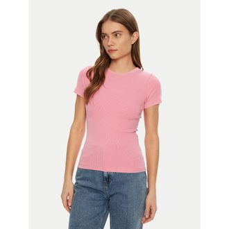 Jack & Jones T-Shirt Frankie 12239962 Rosa Slim Fit
