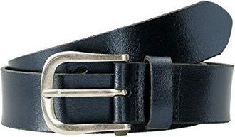 Tamaris Ceinture pour femme - 101541 - En cuir v&eacute;ritable - Bleu marine - 125, Bleu marine, 125