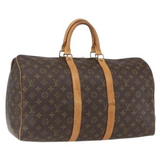 Louis Vuitton Sac week-end Pre-owned - Femme - Pre-owned - Brun - Taille: ONE Size