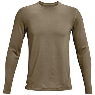 Under Armour Mens Tac Crew ColdGear Infrared Base T-Shirt, Federal Tan (499)/Federal Tan, Medium