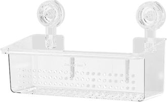 Generic Saugnapf-Aufbewahrungsregal - Dusch-Organizer mit Saugnapf, Badezimmerregal-Organizer | wandmontiertes Duschregal mit Saugnapf,Stabiler Duschhalter, B