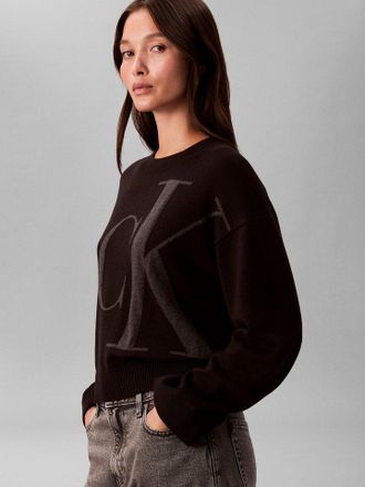 Calvin Klein Jeans Strickpullover Regular fit mit Rundhalsausschnitt