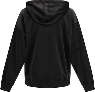 Yohji Yamamoto Corduroy Zip-Up Hoodie - Black