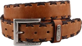 Sendra Ceinture en cuir pour homme, marron, 110 cm